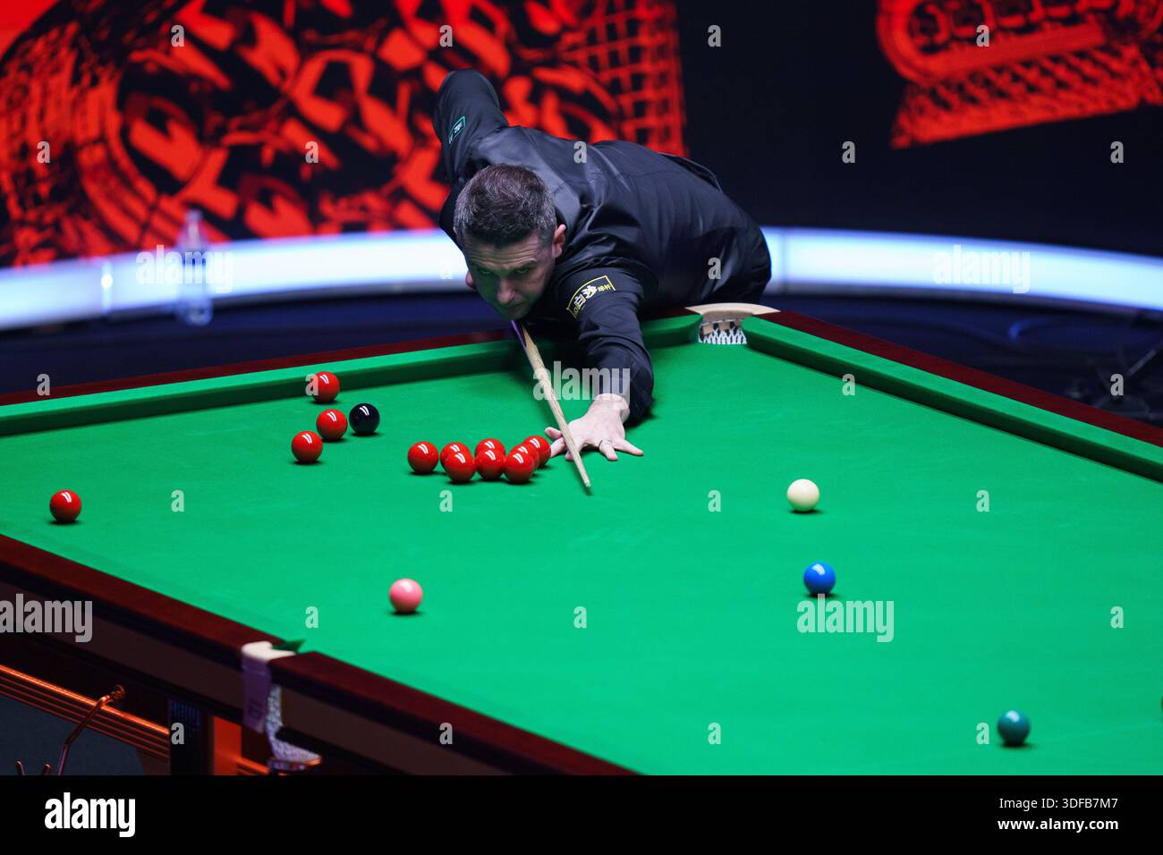 Mark Selby during the round one match between Xiao Guodong and Mark ...