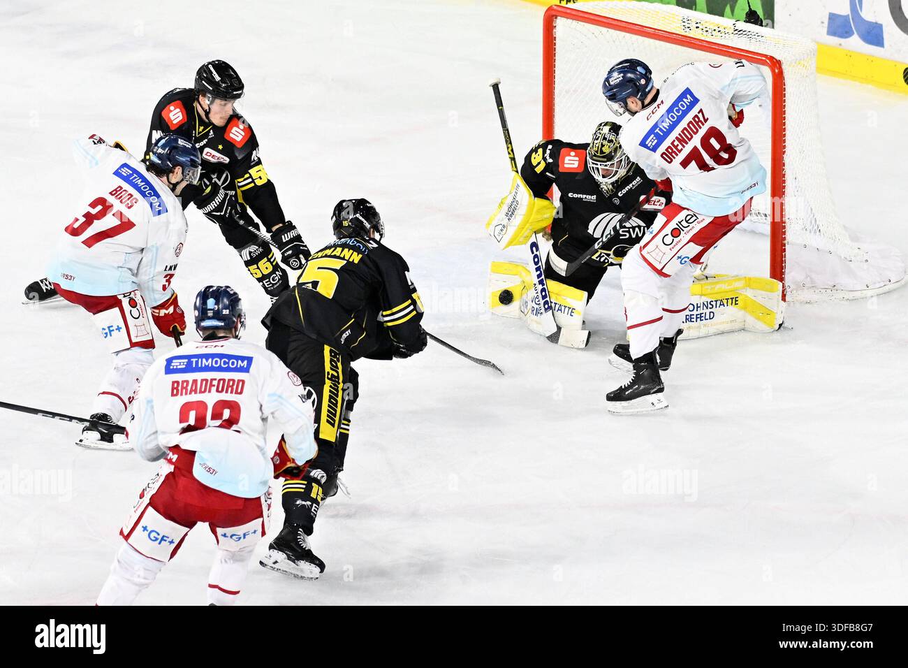 Eishockey DEL2 25/26 - 34.Spieltag: Krefeld Pinguine vs Düsseldorfer EG ...