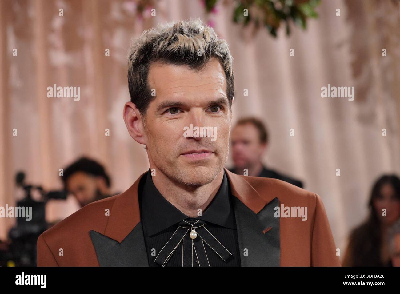 Timothy Simons arrives at the 83rd Golden Globes on Sunday, Jan. 11 ...
