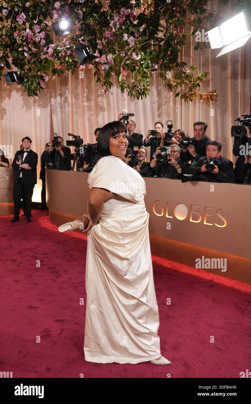 Natasha Rothwell arrives at the 83rd Golden Globes on Sunday, Jan. 11 ...