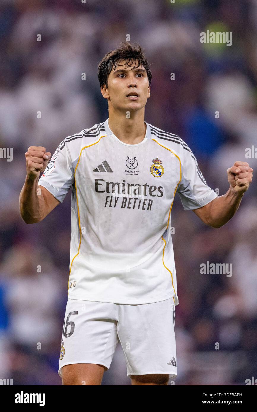 Jeddah, Saudi Arabia. 11th Jan 2025; Gonzalo Garcia (Real Madrid CF ...