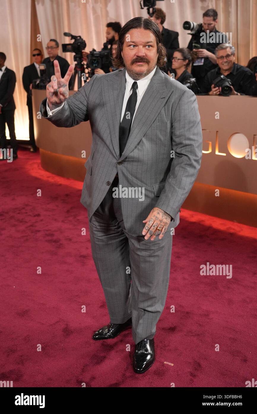 Matty Matheson arrives at the 83rd Golden Globes on Sunday, Jan. 11 ...