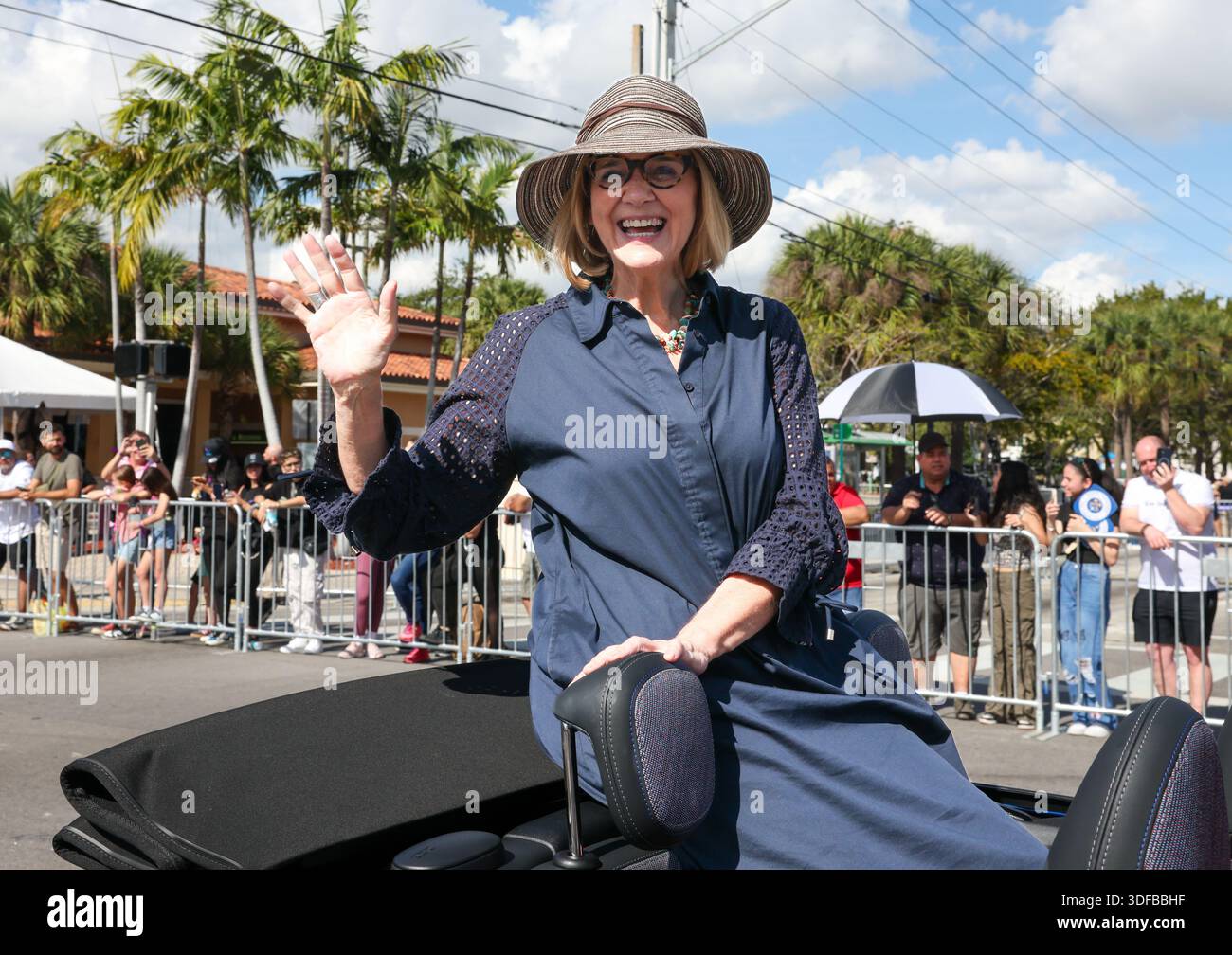 MIAMI, FLORIDA - JANUARY 11:City of Miami Mayor Eileen Higgins is seen ...