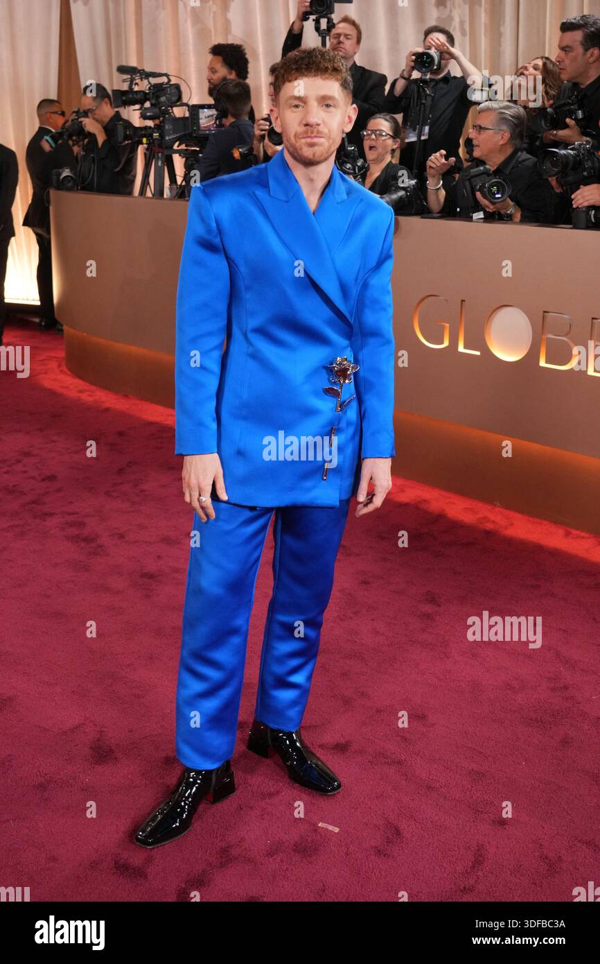 Chris Perfetti arrives at the 83rd Golden Globes on Sunday, Jan. 11 ...