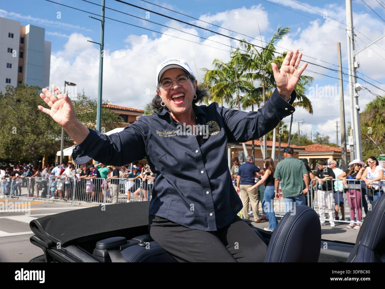 MIAMI, FLORIDA - JANUARY 11:Miami Dade County Mayor Daniella Levine ...