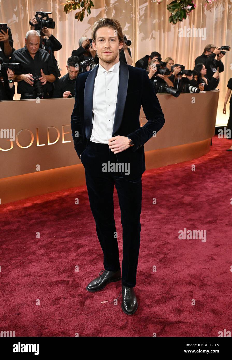 Beverly Hills, USA. 11th Jan, 2026. Joe Alwyn arriving at the 83rd ...