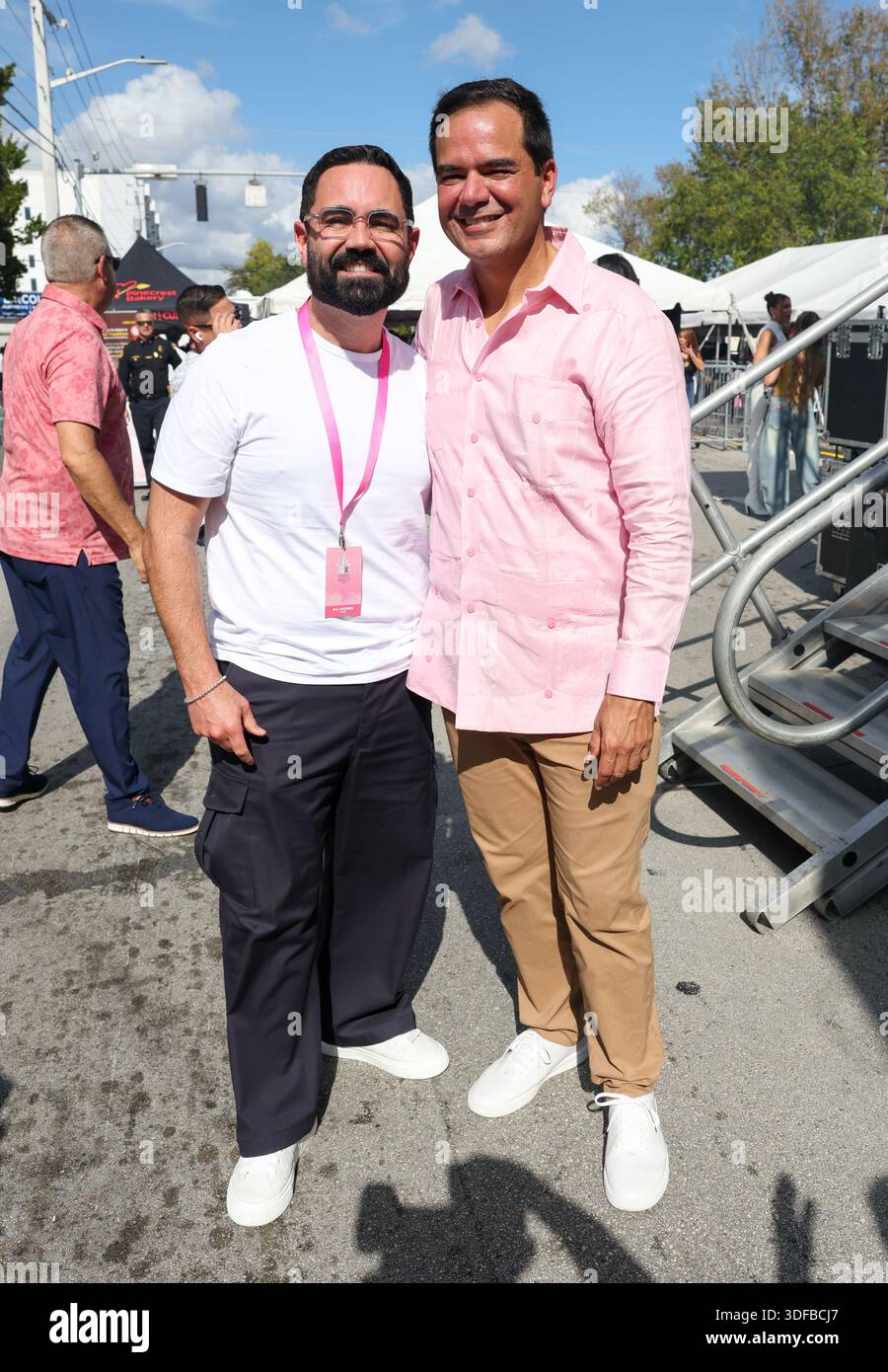 MIAMI, FLORIDA - JANUARY 11: Enrique Santos and Ralph “Rafael” Rosado ...