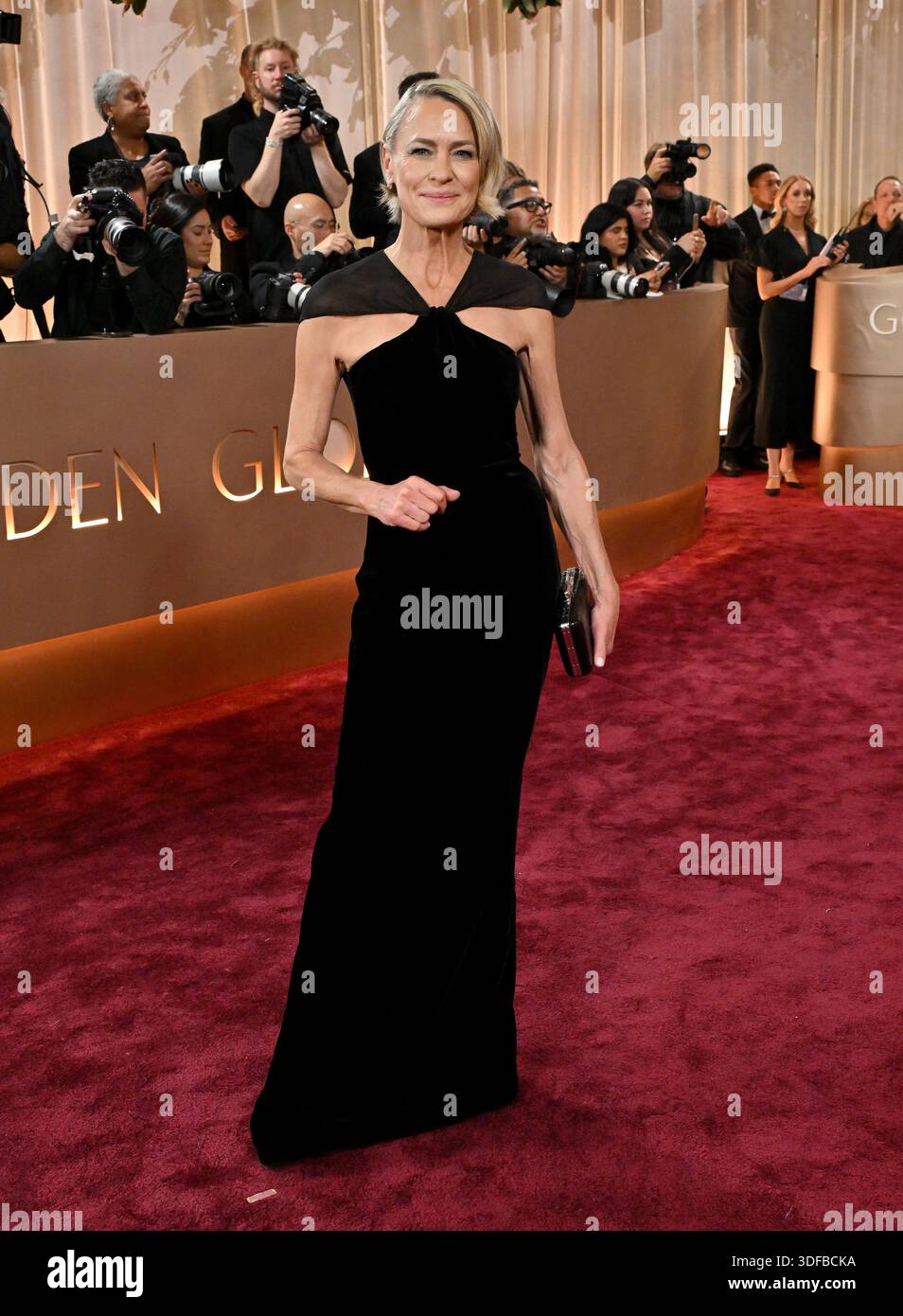 Robin Wright arriving at the 83rd Annual Golden Globes held at the ...