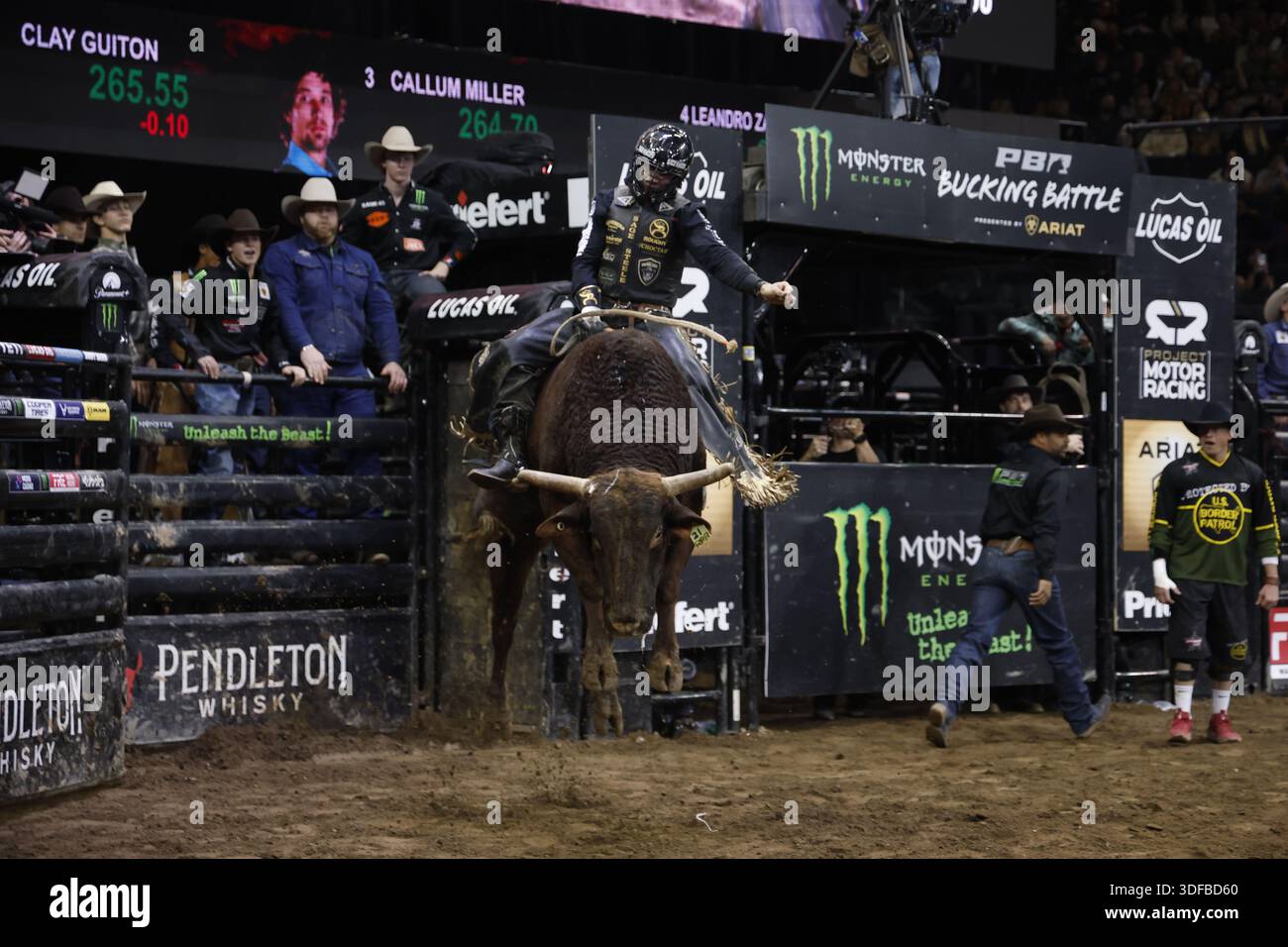Sage Steele Kimzey rides during PBR Monster Energy Buck Off at Madison ...