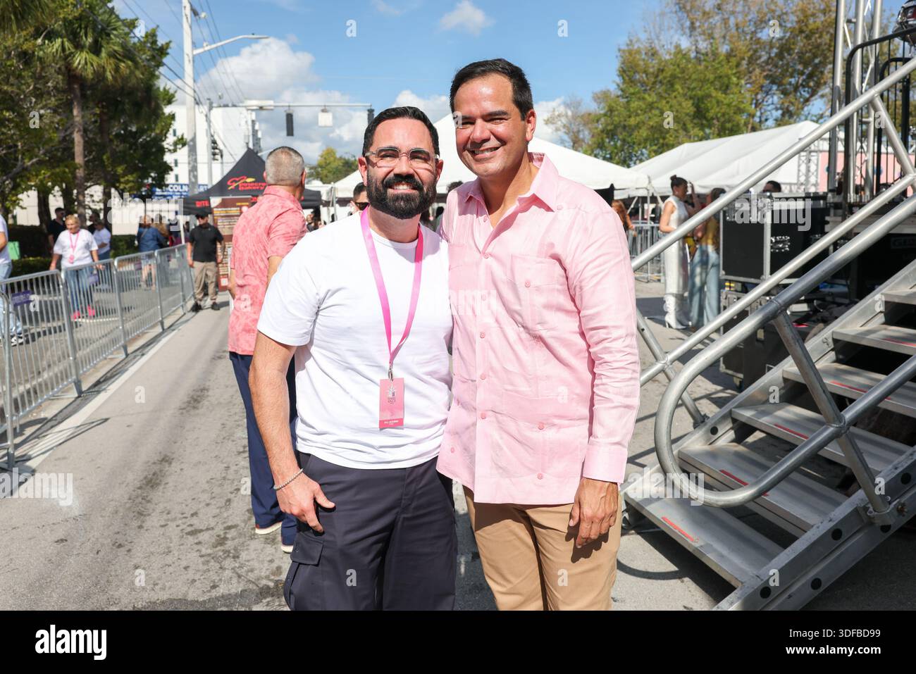 MIAMI, FLORIDA - JANUARY 11: Enrique Santos and Ralph “Rafael” Rosado ...