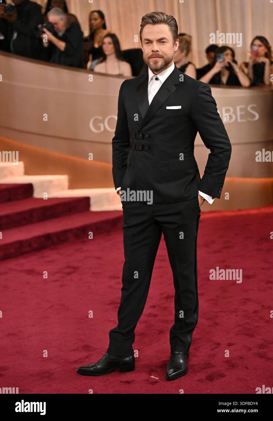 Derek Hough attends the 83rd annual Golden Globe Awards at the Beverly ...