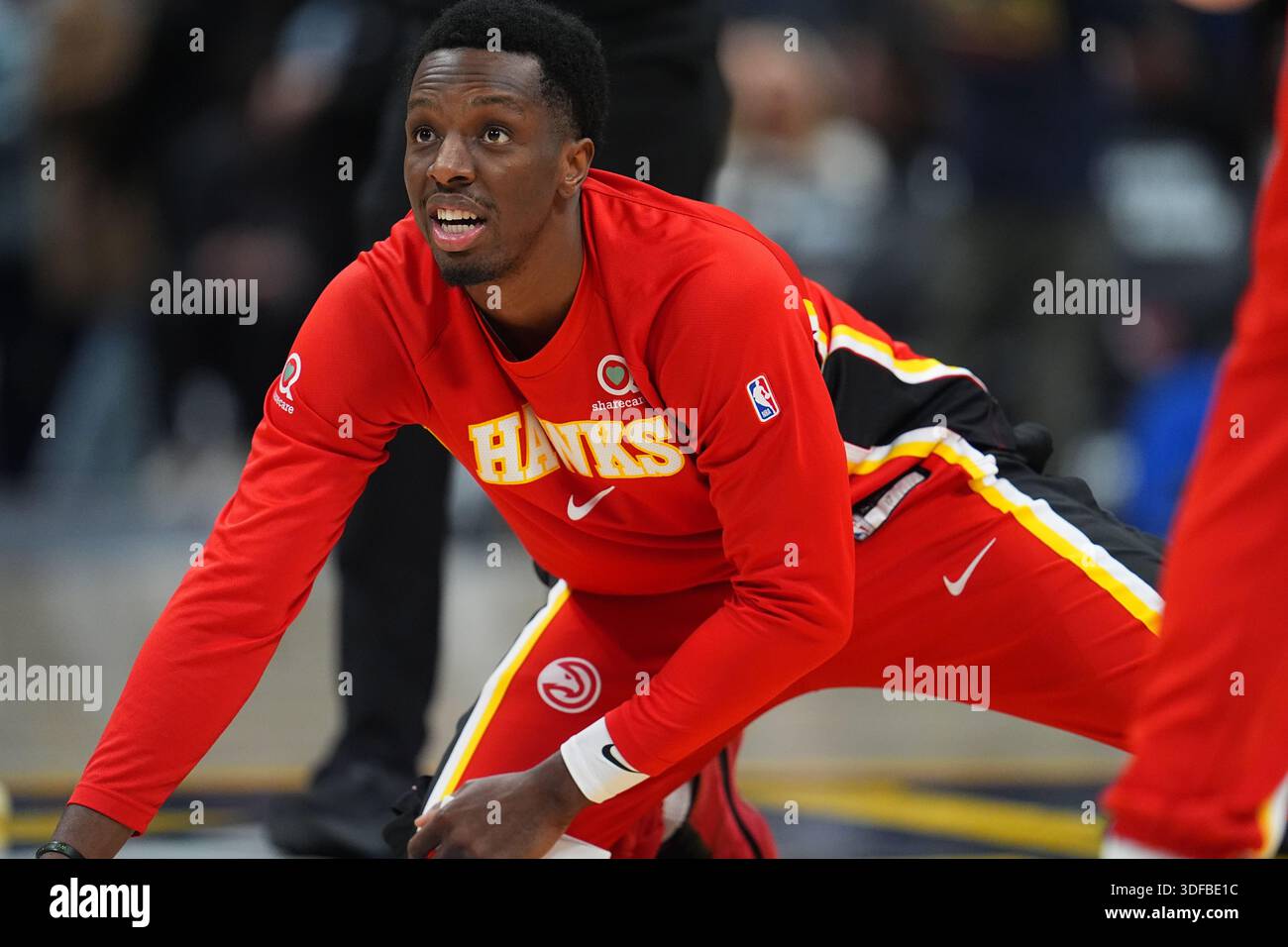 Atlanta Hawks forward Onyeka Okongwu (17) in the first half of an NBA ...
