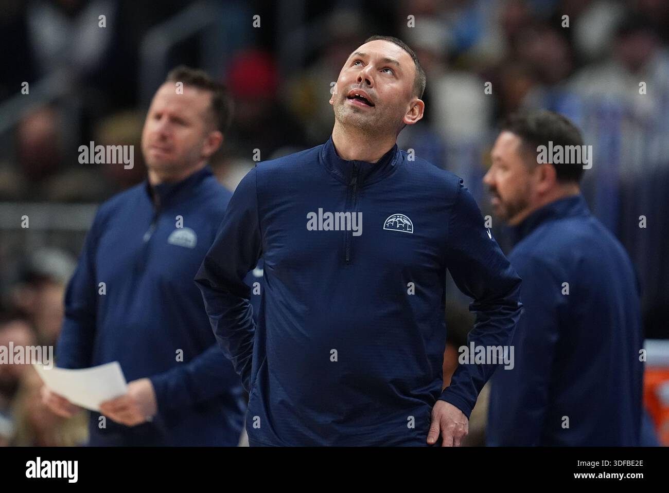 Denver Nuggets Head Coach David Adelman In The Second Half Of An NBA Denver Nuggets Head Coach David Adelman In The Second Half Of An NBA