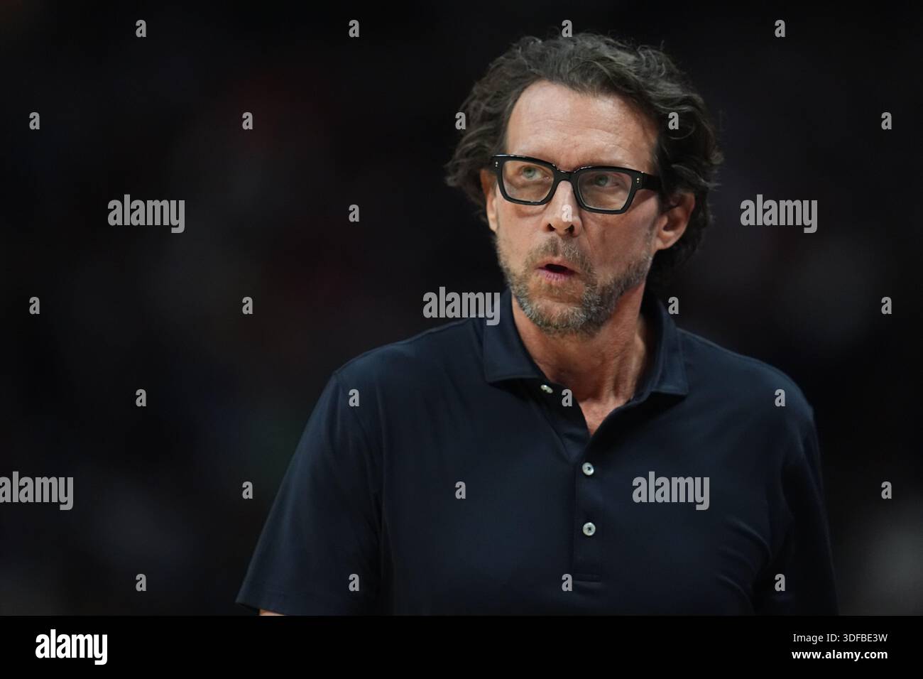 Atlanta Hawks head coach Quin Snyder in the first half of an NBA ...