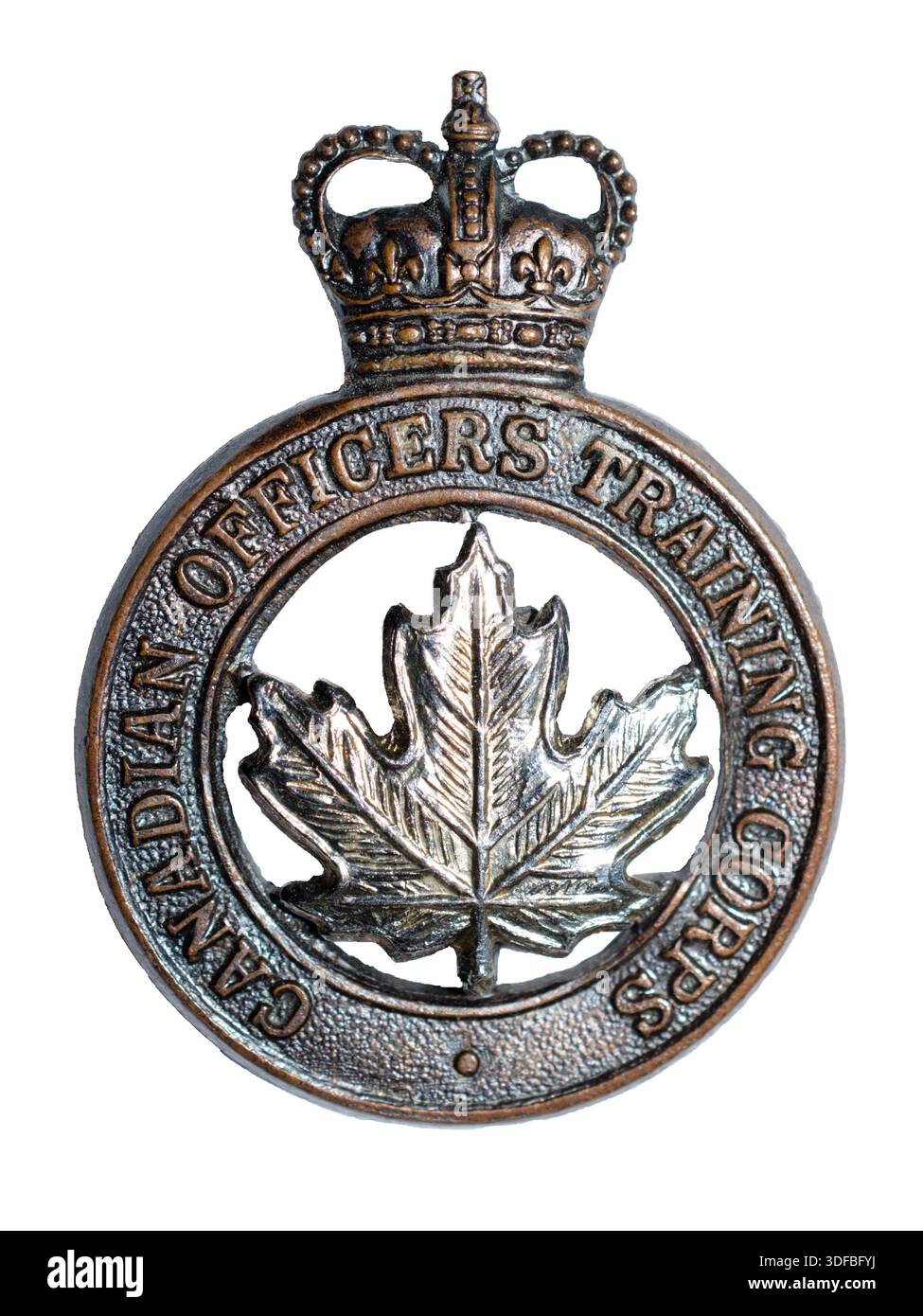 The cap badge of the Canadian Officers' Training Corps c.1952-1968 ...