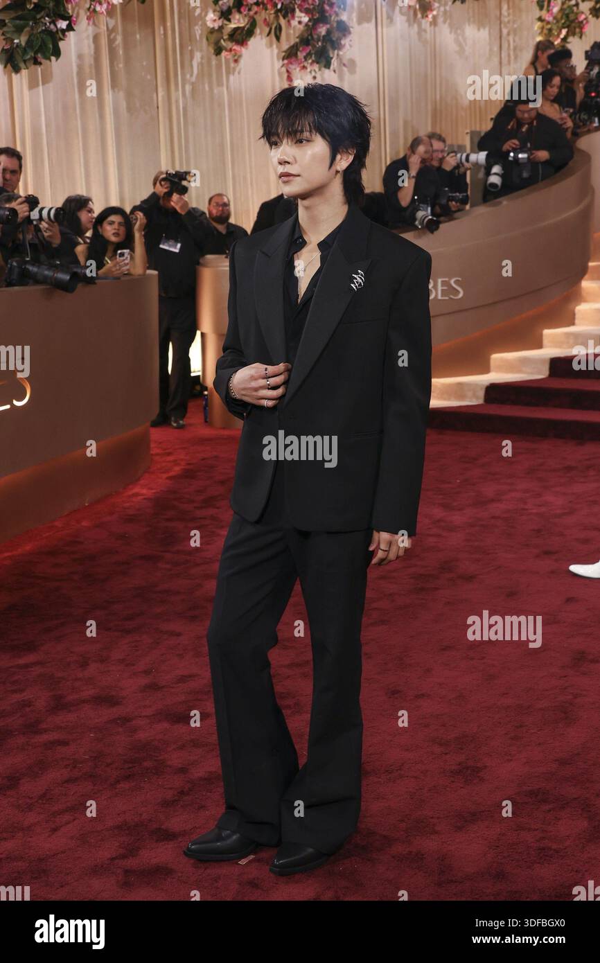 Ca. 11th Jan, 2026. Joshua Hong at arrivals for 83rd Annual Golden ...