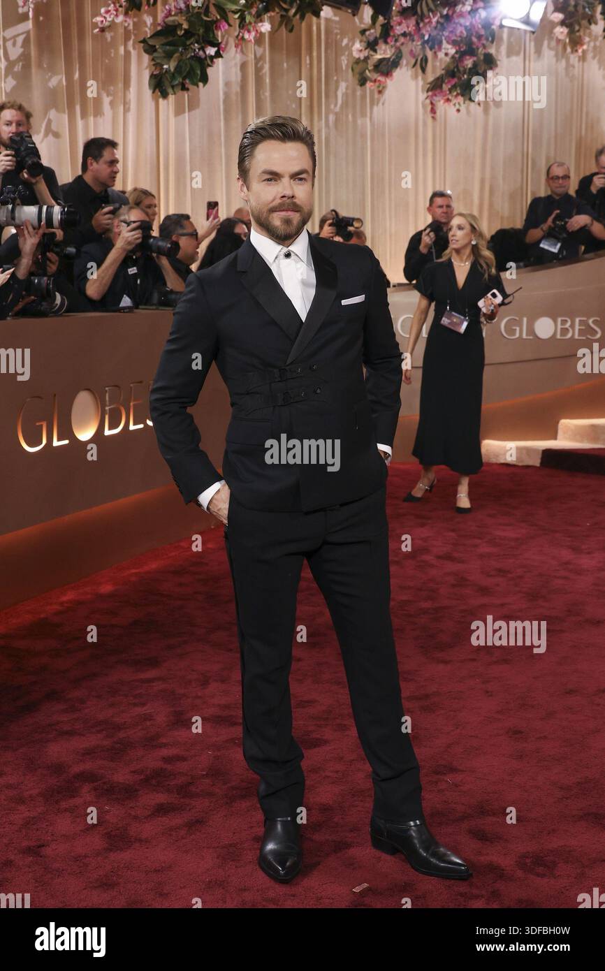 Derek Hough at arrivals for 83rd Annual Golden Globes - Part 1, Beverly ...
