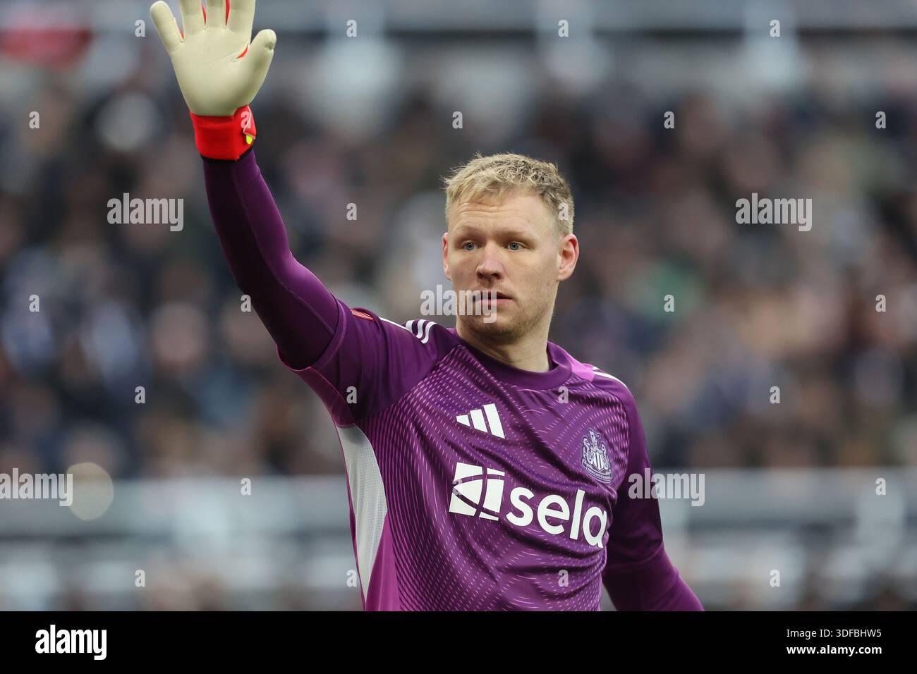 Aaron Ramsdale of Newcastle United is seen during the Emirates FA Cup ...