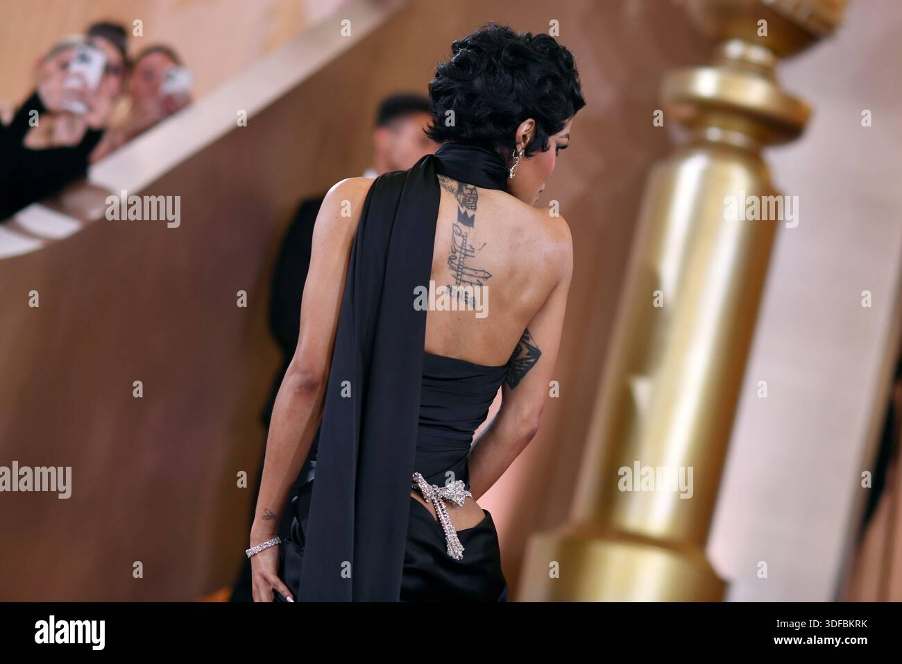 Teyana Taylor arrives at the 83rd Golden Globes on Sunday, Jan. 11 ...
