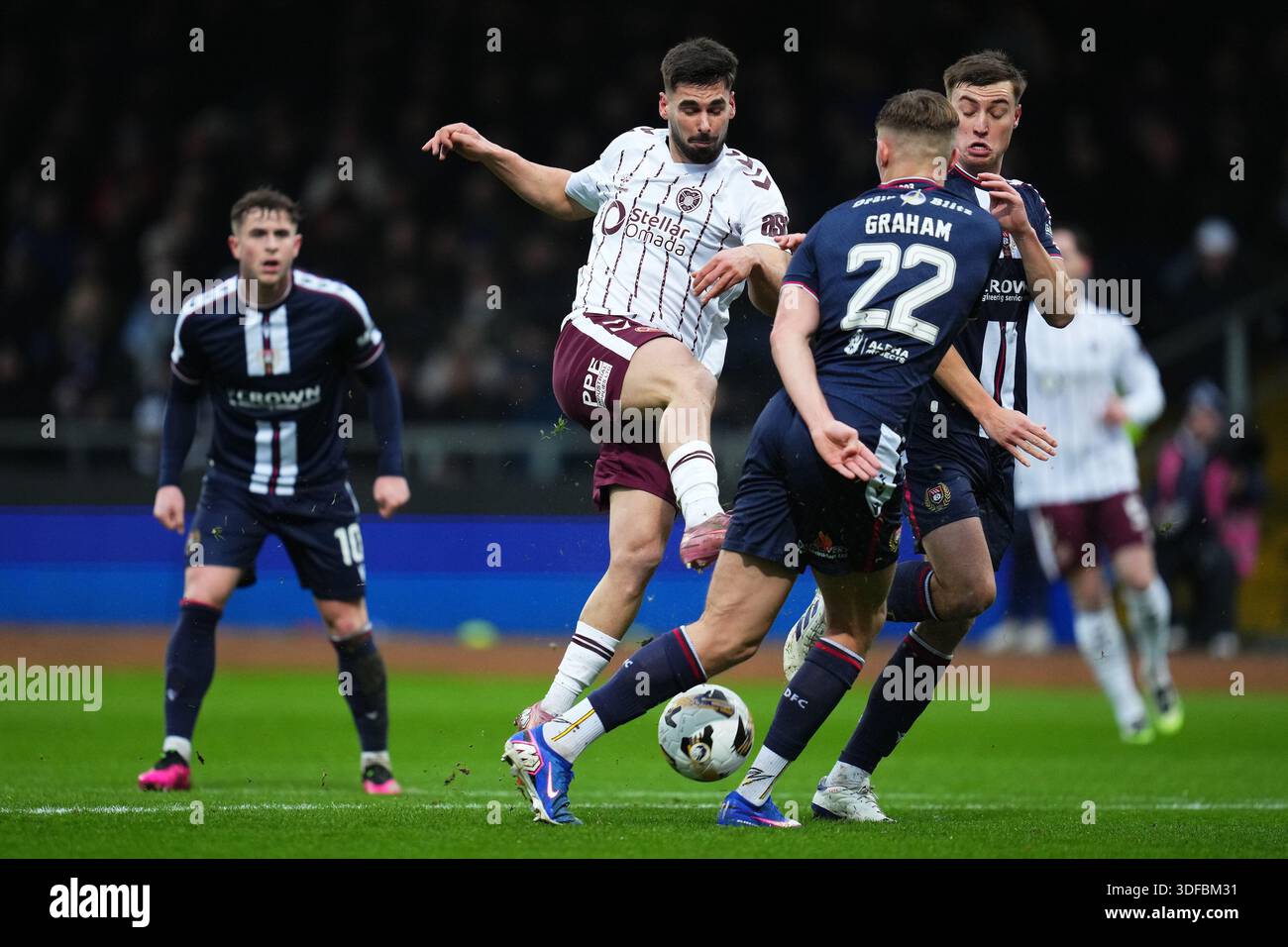 Claudio Braga of Heart of Midlonthian FC during the Scottish Premier ...