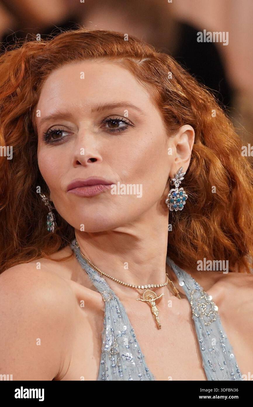 Natasha Lyonne arrives at the 83rd Golden Globes on Sunday, Jan. 11 ...