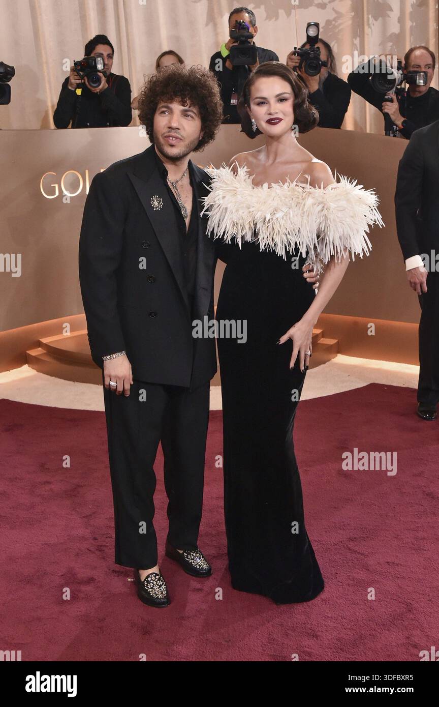 Benny Blanco, Selena Gomez at arrivals for 83rd Annual Golden Globes ...