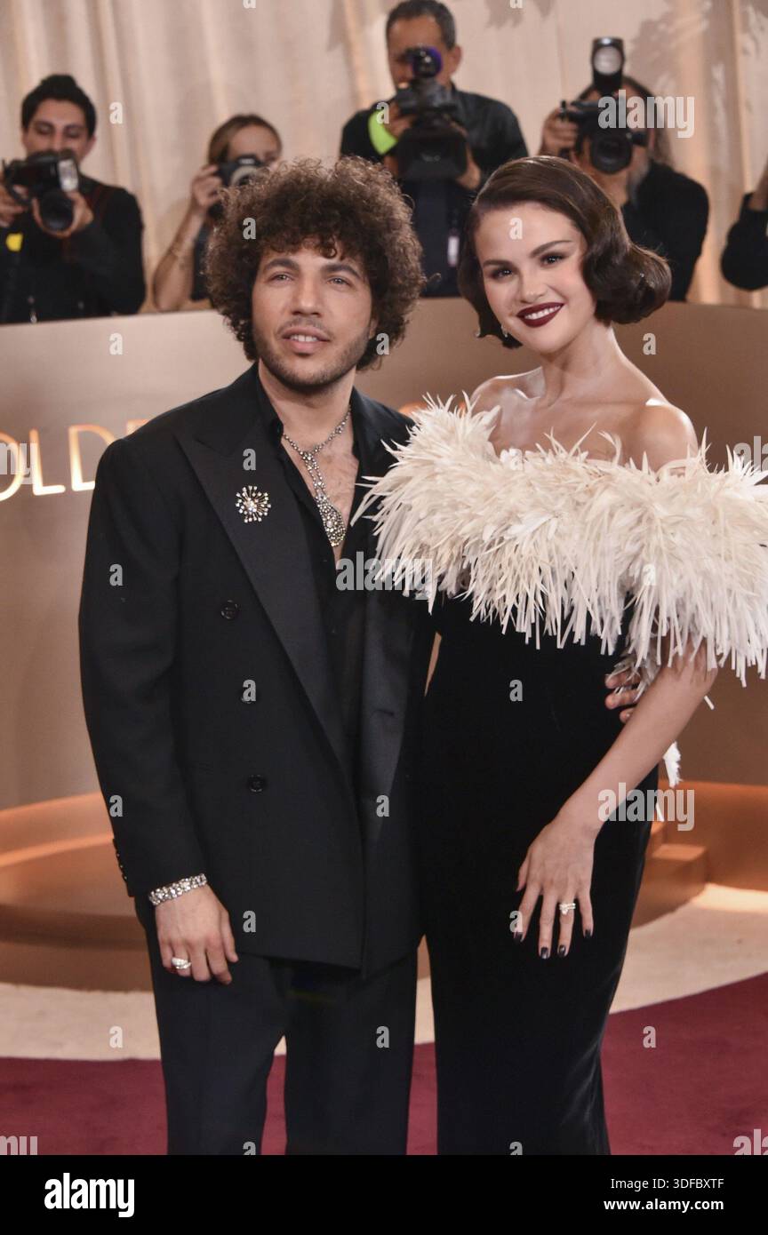 Benny Blanco, Selena Gomez at arrivals for 83rd Annual Golden Globes ...