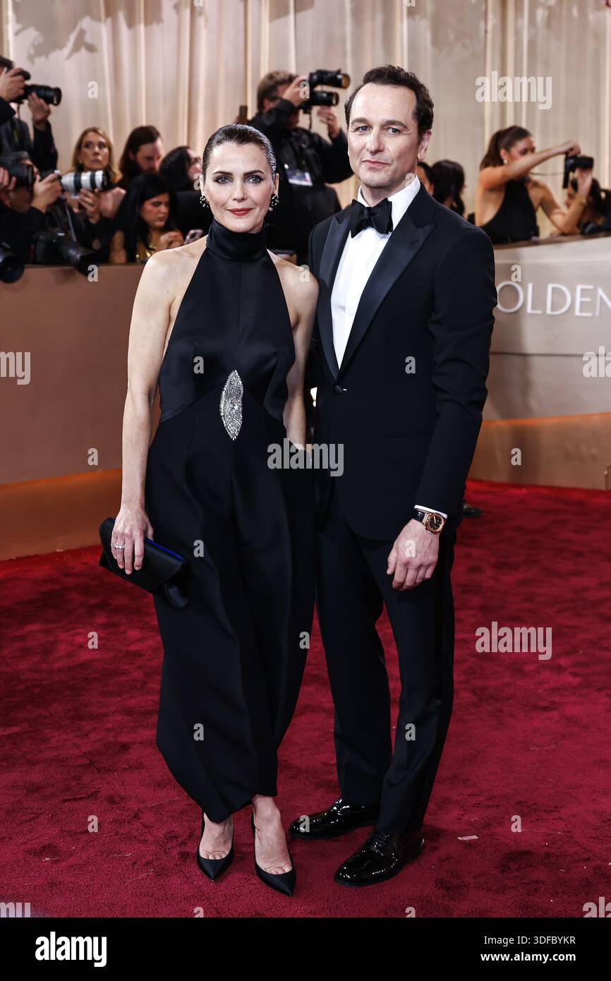 Keri Russell and Matthew Rhys walking on the red carpet at The 83rd ...