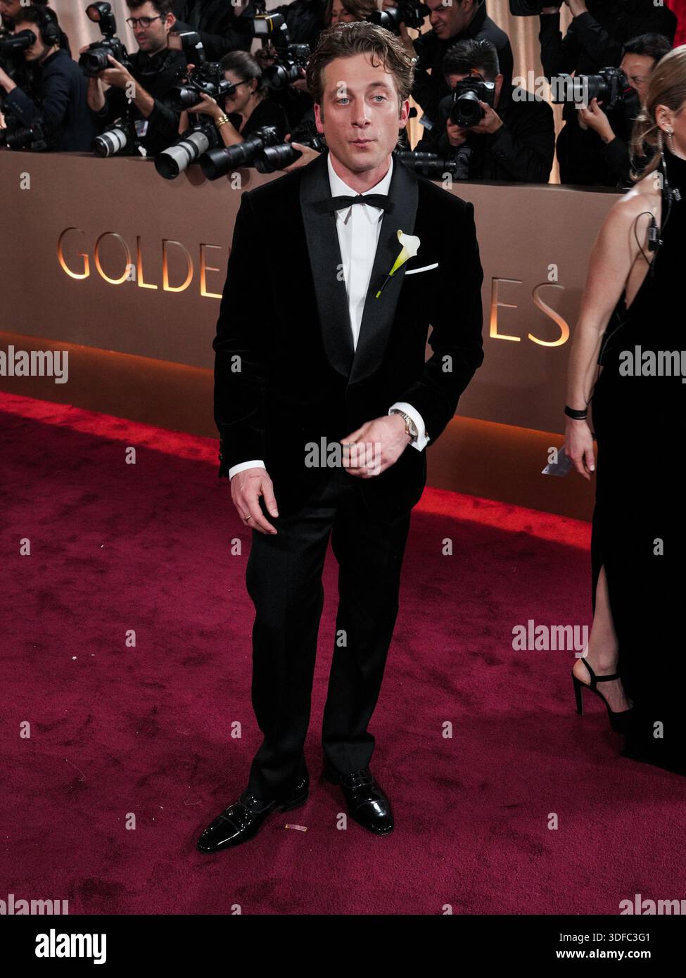 Jeremy Allen White attending the 83rd Golden Globes awards at The ...