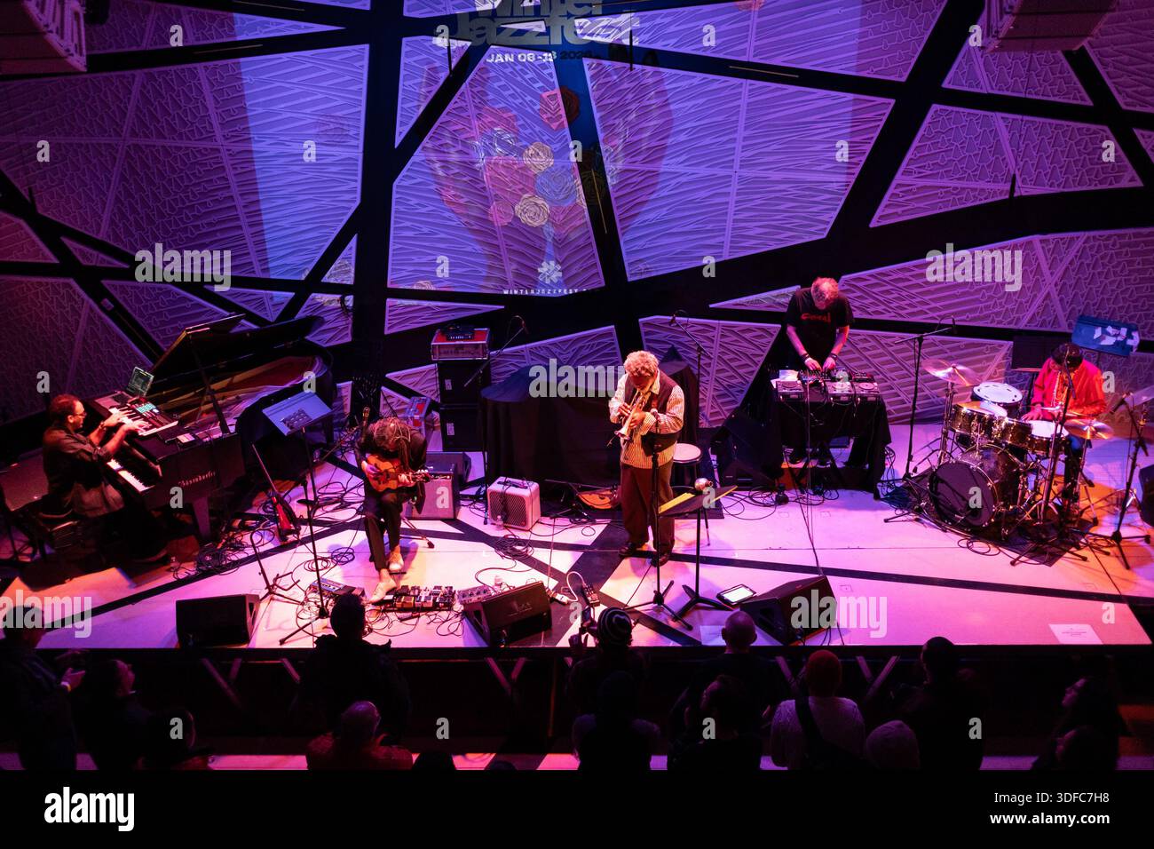 Brendon Ross Phantom Station performs during Winter JazzFest Brooklyn ...