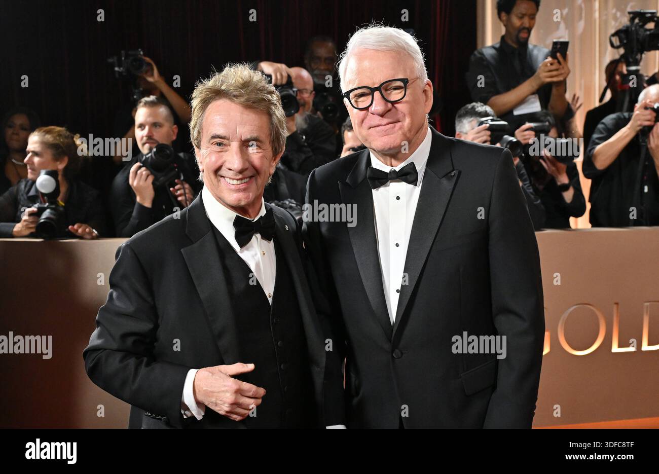 Martin Short and Steve Martin arriving at the 83rd Annual Golden Globes ...