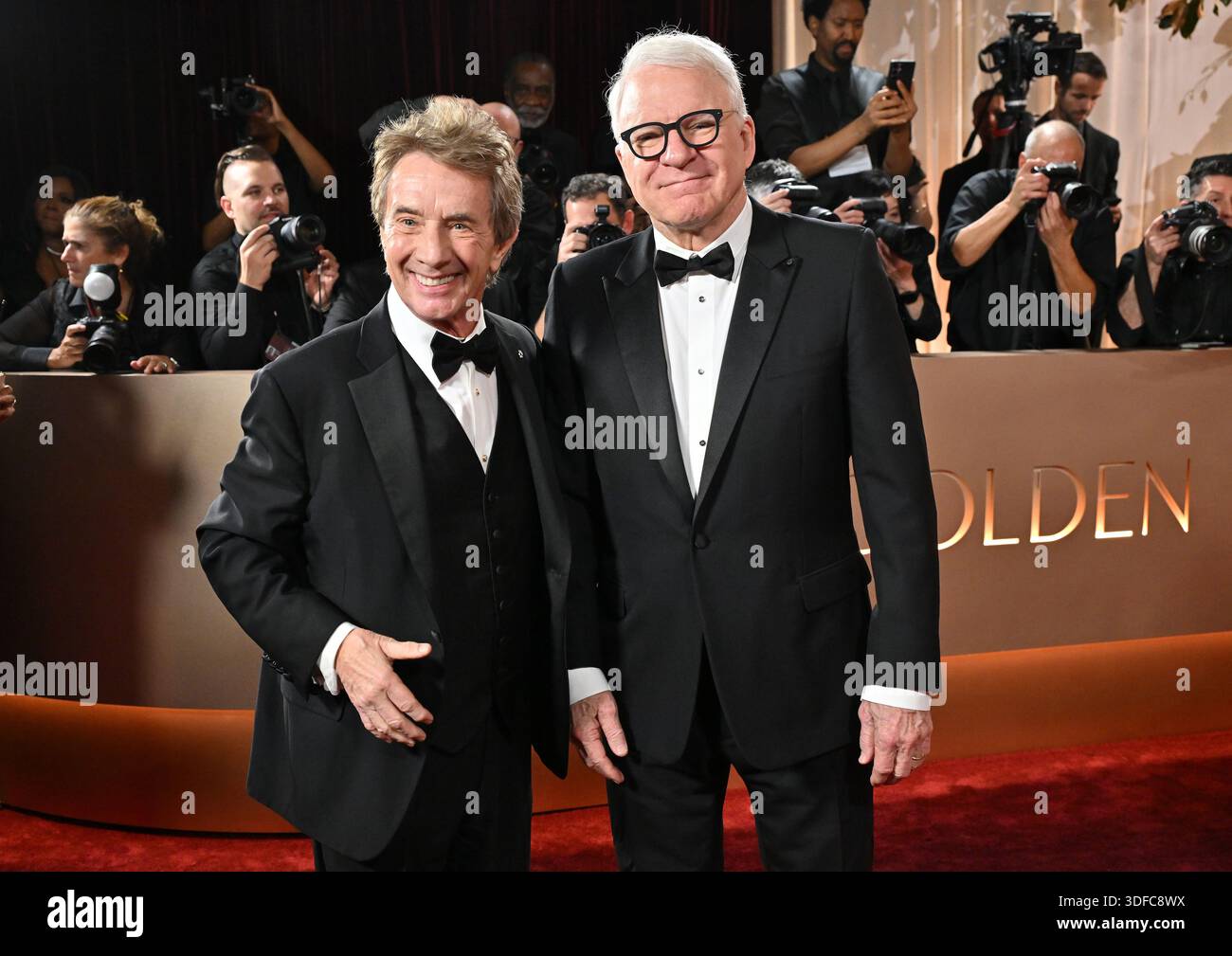 Martin Short and Steve Martin arriving at the 83rd Annual Golden Globes ...