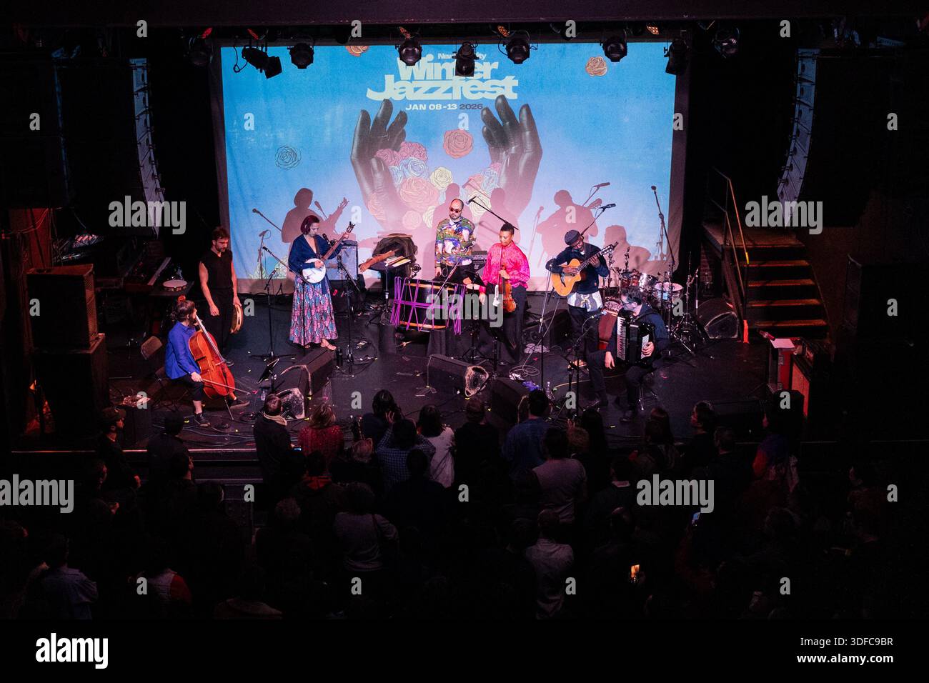 Silkroad Ensemble performs with leader Rhiannon Giddens on banjo and ...