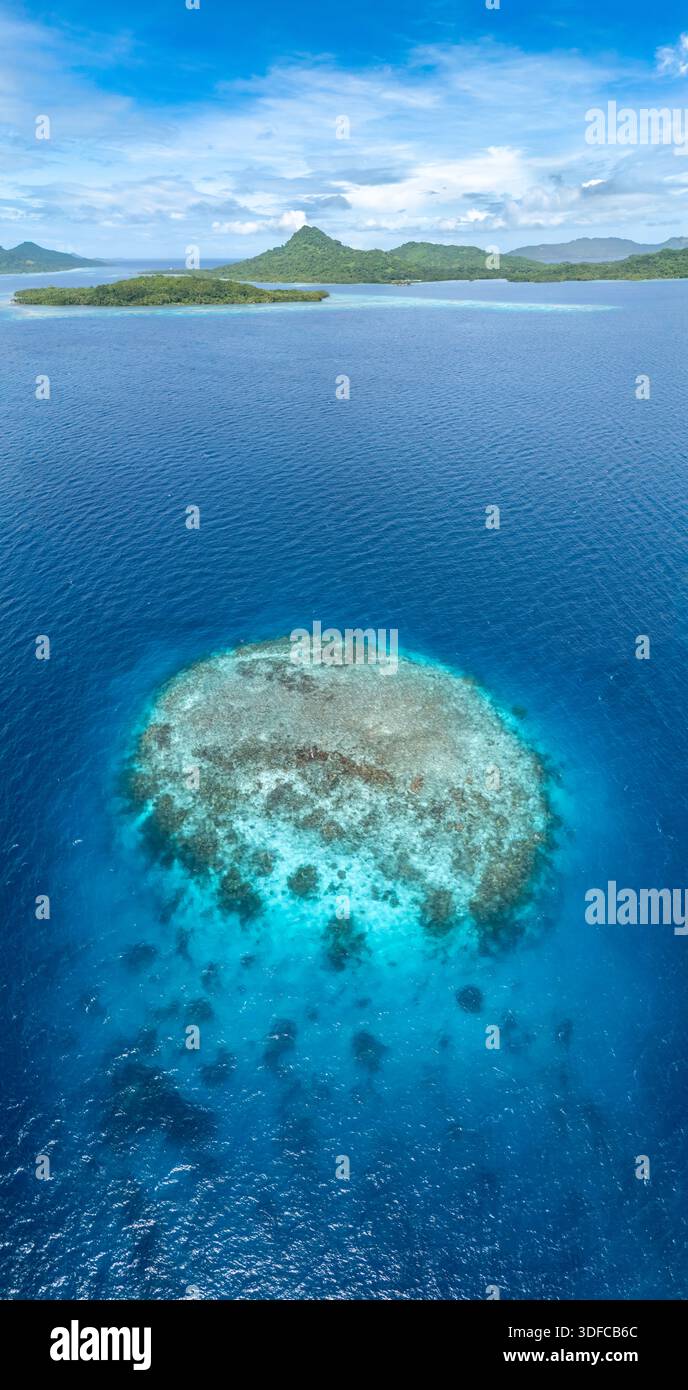 Chuuk lagoon aerial hi-res stock photography and images - Alamy