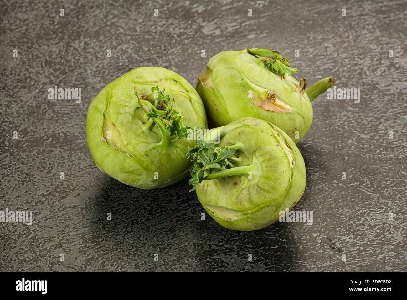 Raw fresh organic kohlrabi cabbage for cooking Stock Photo - Alamy