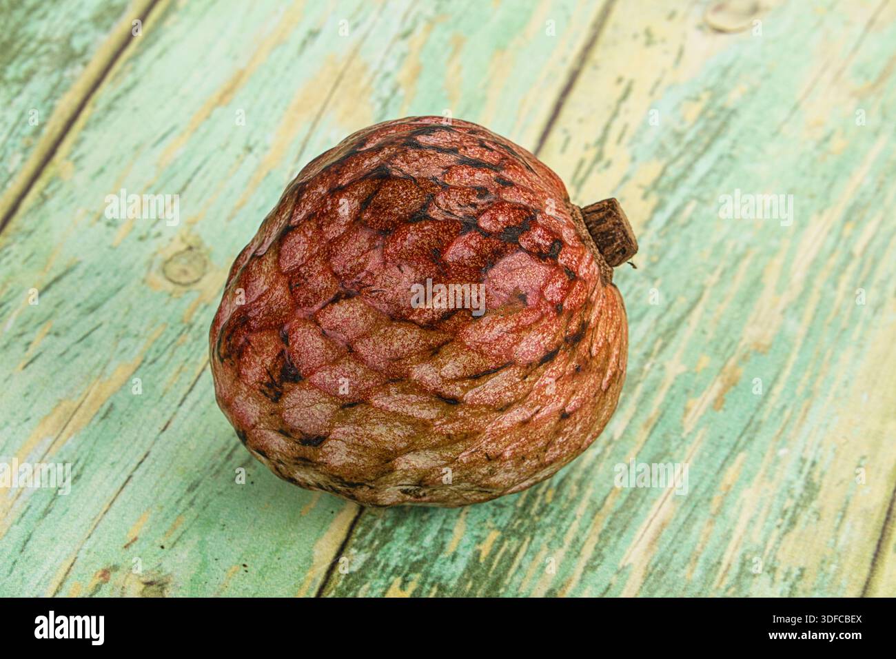 Sweet juicy ripe custard apple fruit Stock Photo - Alamy