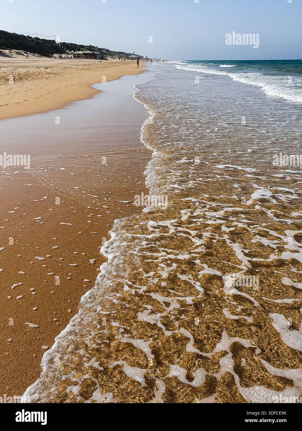 La Barrosa beach in Sancti Petri, Cadiz, Spain Stock Photo - Alamy