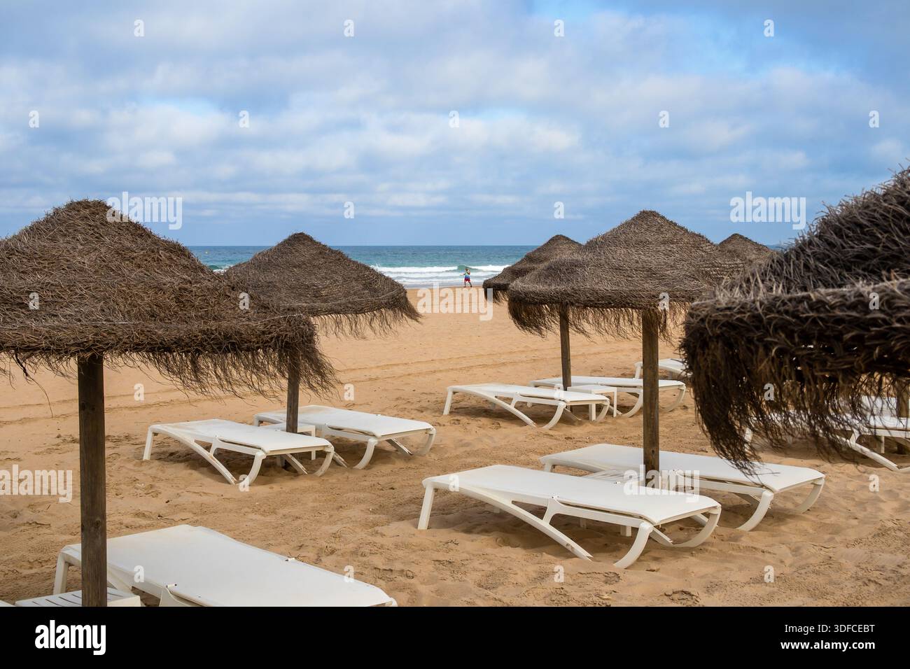 La Barrosa beach in Sancti Petri, Cadiz, Spain Stock Photo - Alamy