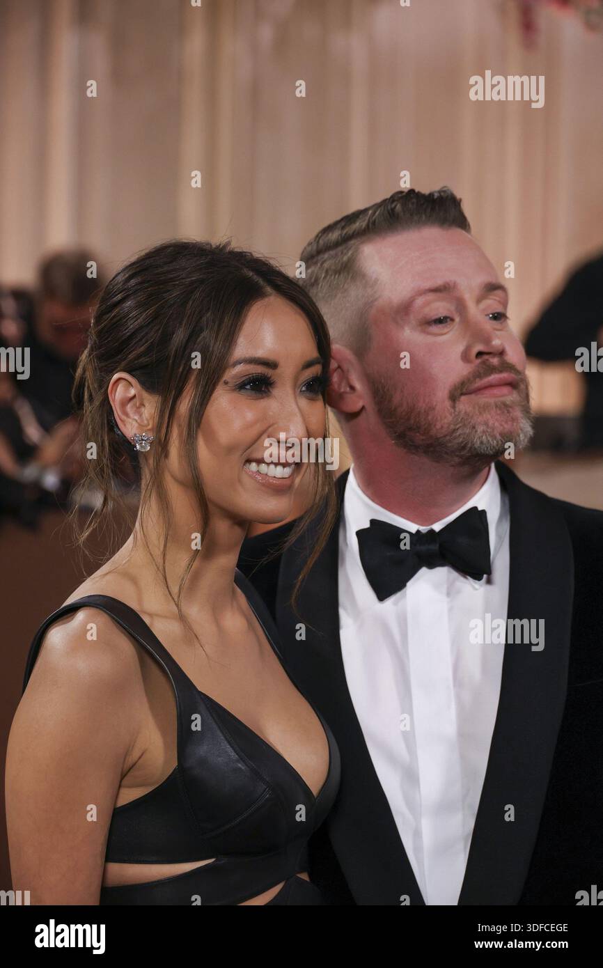 Ca. 11th Jan, 2026. Macaulay Culkin, Brenda Song at arrivals for 83rd ...