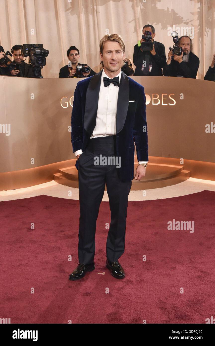 Ca. 11th Jan, 2026. Glen Powell at arrivals for 83rd Annual Golden ...