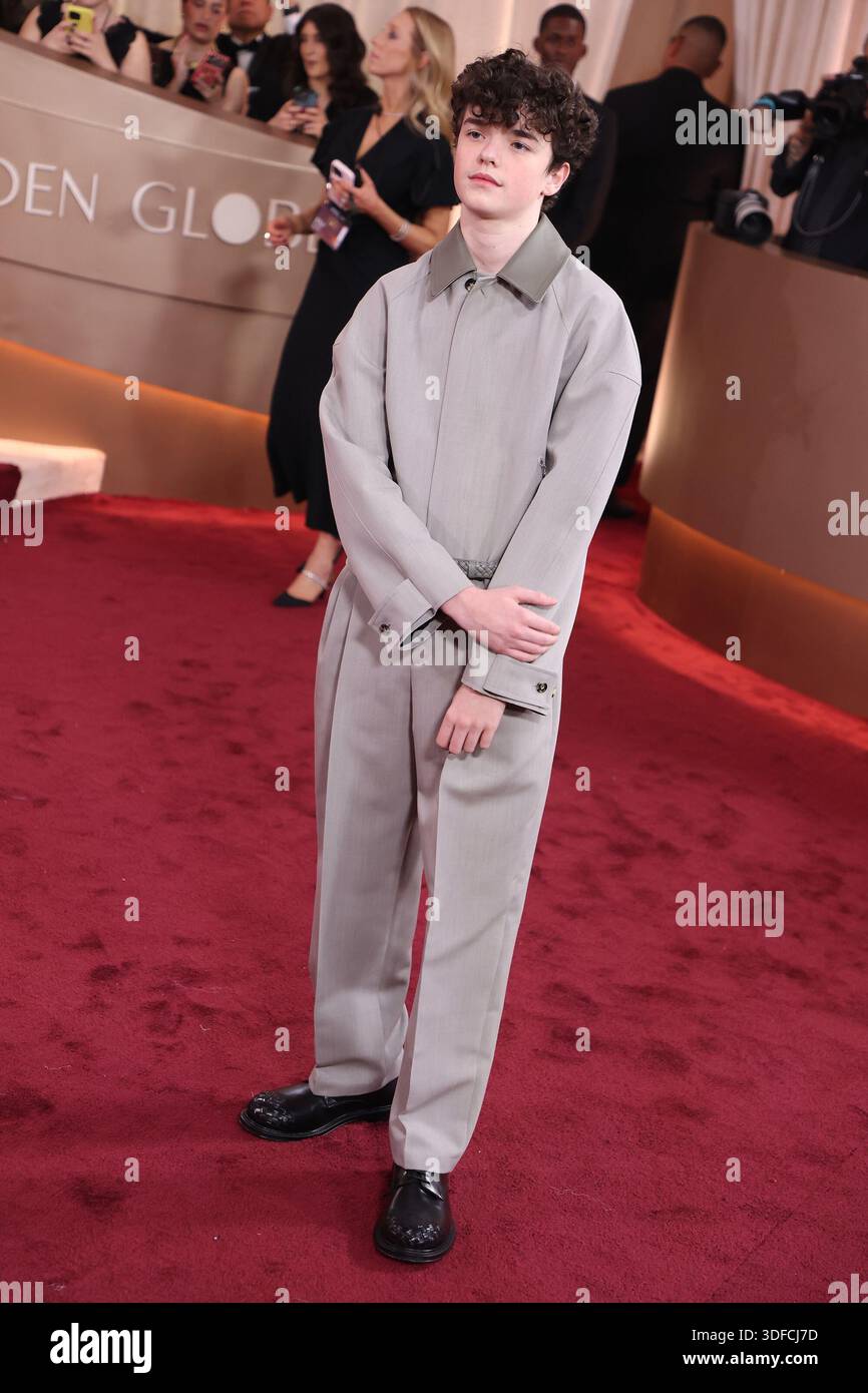 BEVERLY HILLS, CALIFORNIA - JANUARY 1: Owen Cooper at the 83rd Annual ...