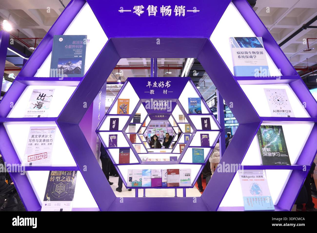 People visit the 2026 Beijing Book Fair in Beijing, China, 8 January ...