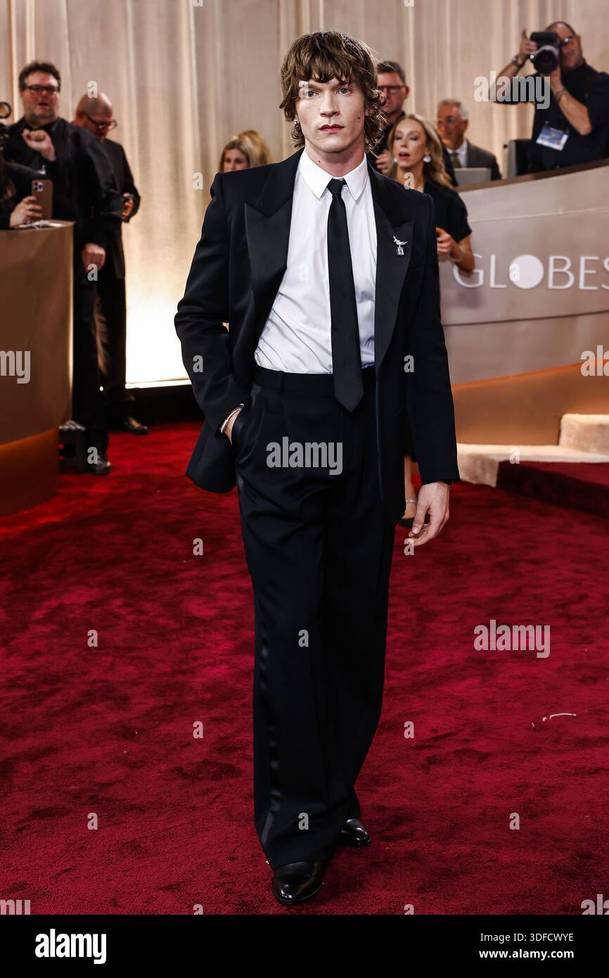 Connor Storrie attending the 83rd Golden Globes awards at The Beverly ...