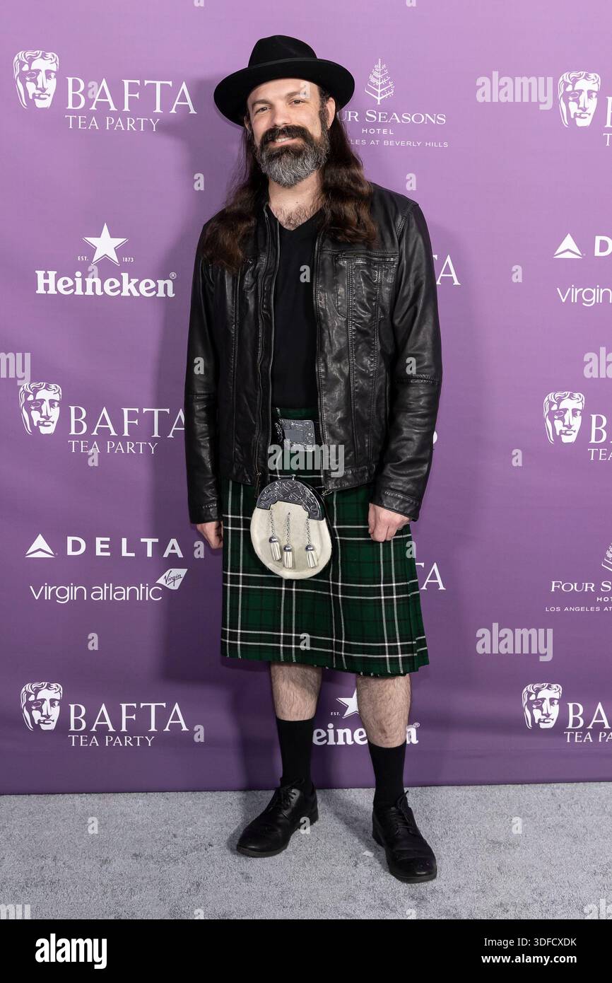 Dan Gitlin attends the arrivals of the 2026 BAFTA Tea Party at The Four ...