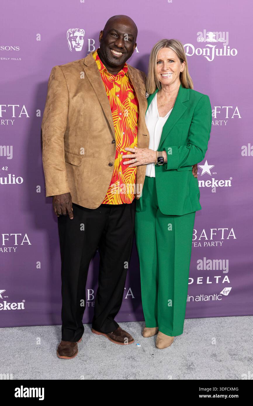 Chris Ingram and Lesley Ingram attends the arrivals of the 2026 BAFTA ...