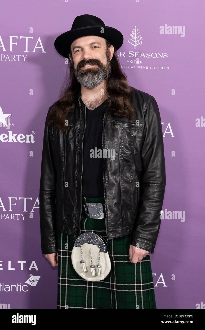 Dan Gitlin attends the arrivals of the 2026 BAFTA Tea Party at The Four ...