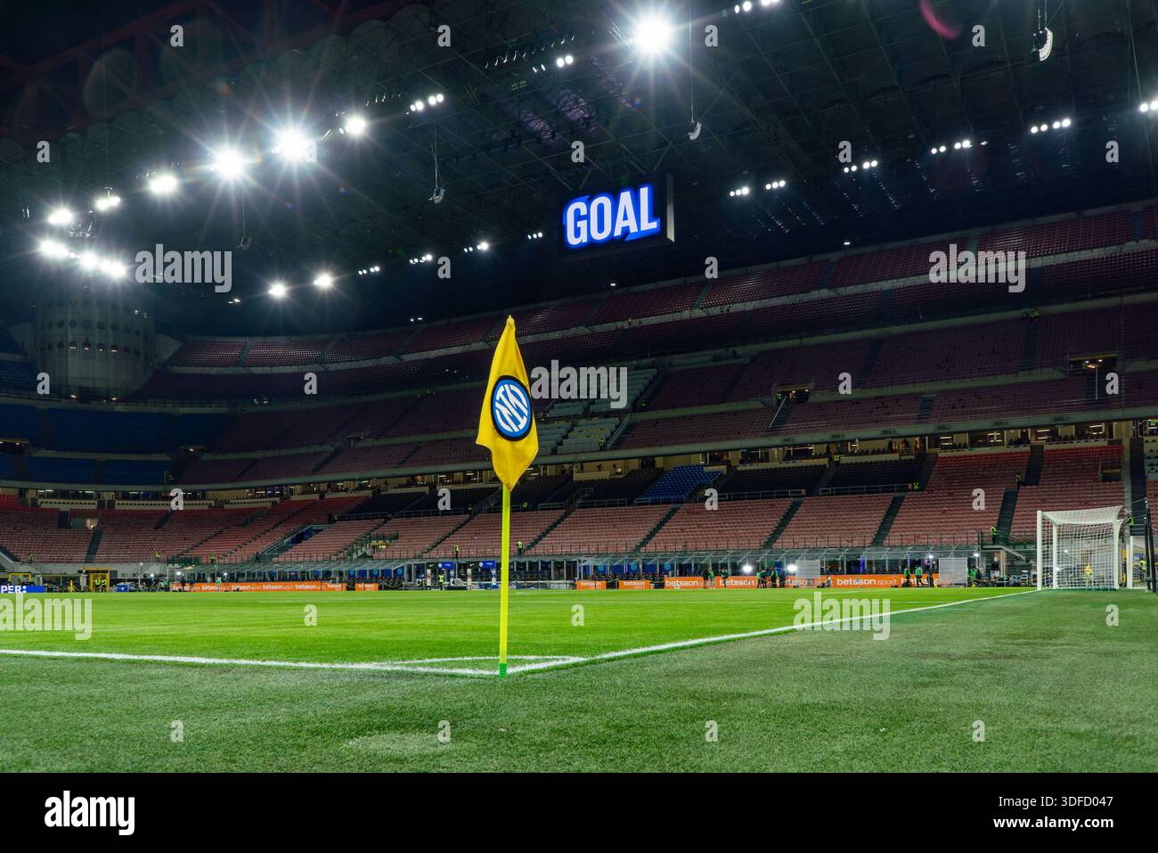Milan, Italy. 11th Jan, 2026. San Siro stadium empty during Inter - FC ...