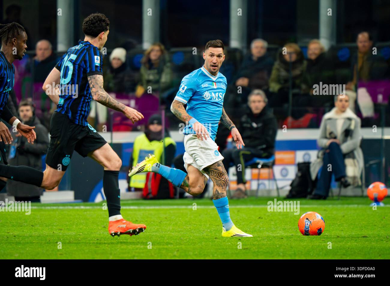 Milan, Italy. 11th Jan, 2026. Matteo Politano (SSC Napoli) during Inter ...