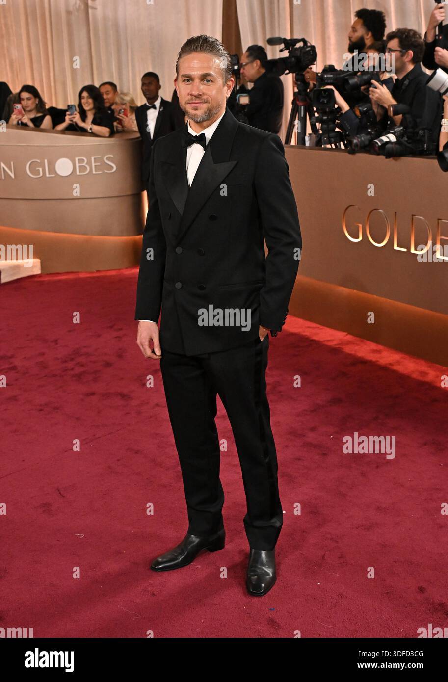 Charlie Hunnam arriving at the 83rd Annual Golden Globes held at the ...