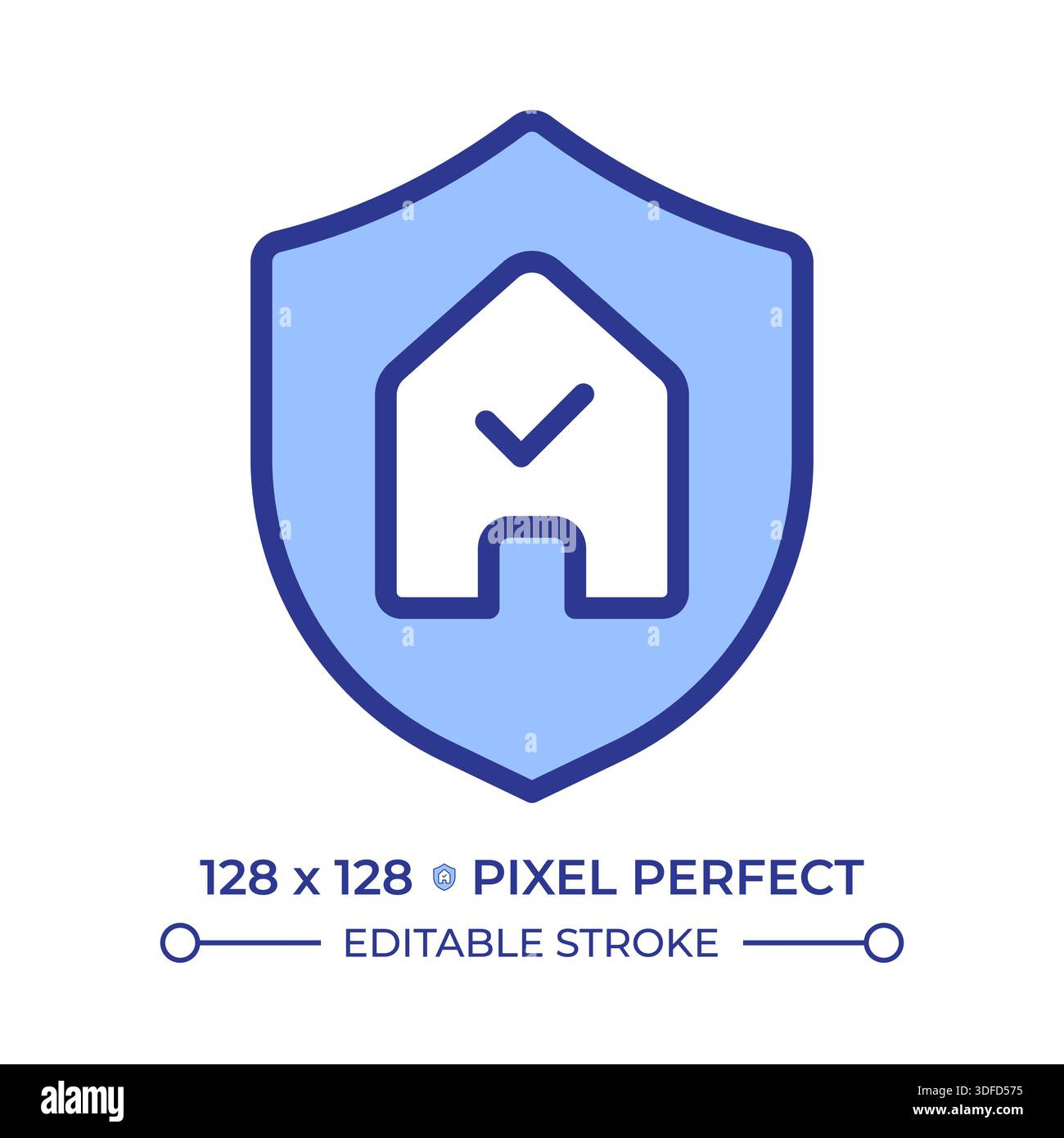 Home security insurance color Stock Vector Images - Alamy